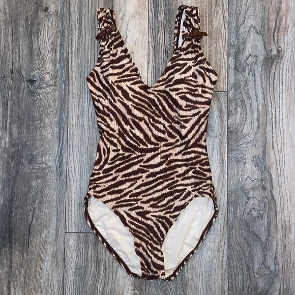 MICHAEL Michael Kors | Swim | Michael Kors Zebra Onepiece Bathing Suit ...